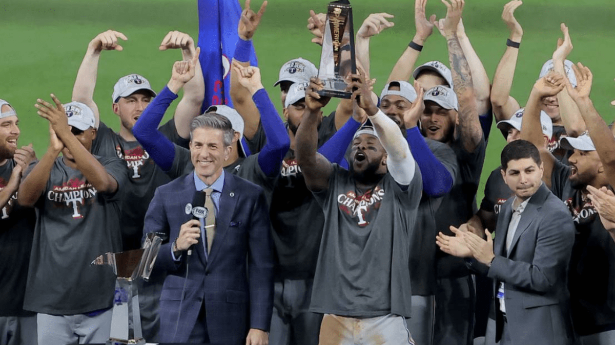 Adolis García is MVP of ALCS and Texas is in the World Series. (+Cuban ...