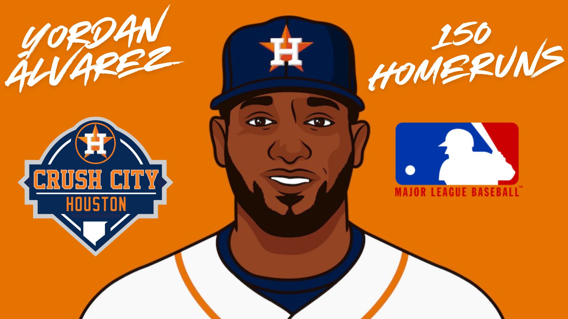 Yordan Álvarez goes yard for the 150th time in MLB during an Astros ...